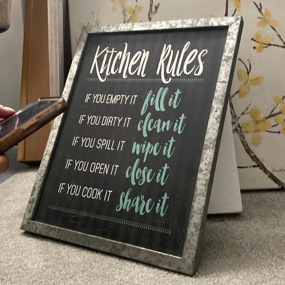 Wall Decor | Kitchen Rules Decor | Poshmark